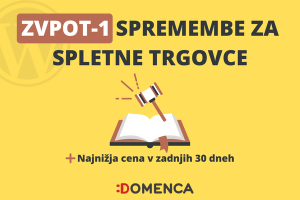 Najnižja cena v zadnjih 30 dneh in ostale spremembe v ZVPot-1